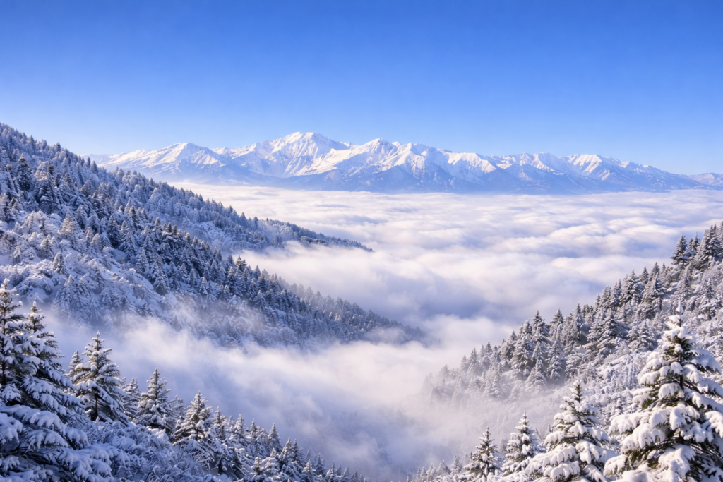 Best Winter Views in Mussoorie | Valleys, Snow Peaks & Sunrises