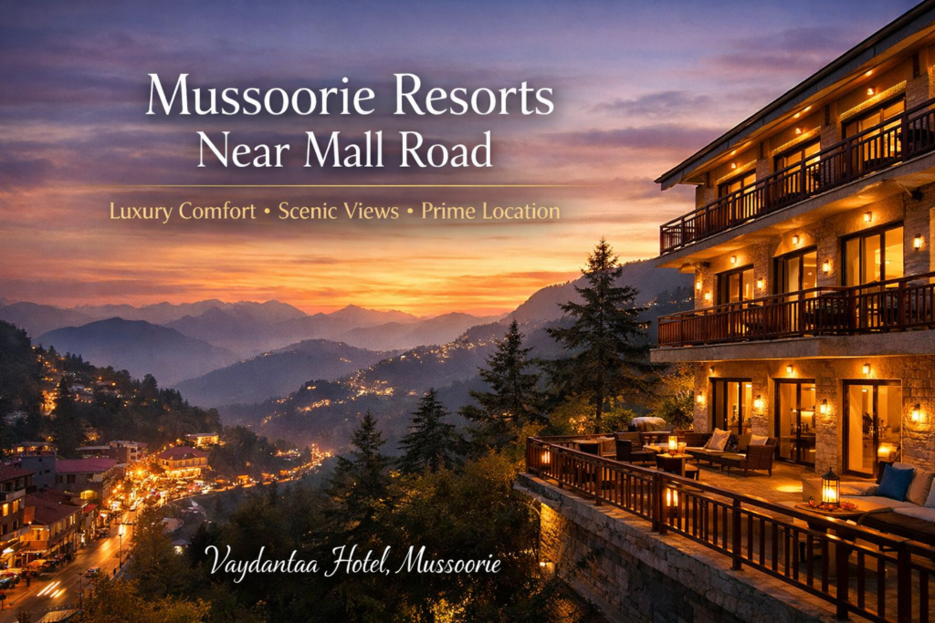 Mussoorie Resorts Near Mall Road | Luxury Stay at Vaydantaa